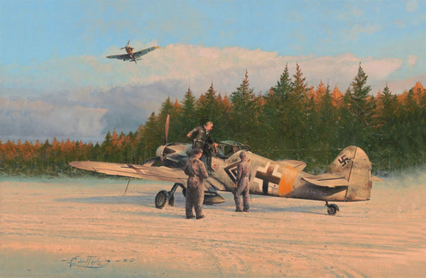 The Blonde Knight by Robert Taylor - Aviation Art – Wings Fine Arts